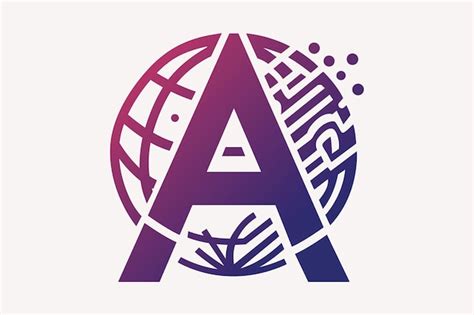 Premium Vector An A Letter Logo With A Lightning Bolt Symbolizing Energy And Innovation