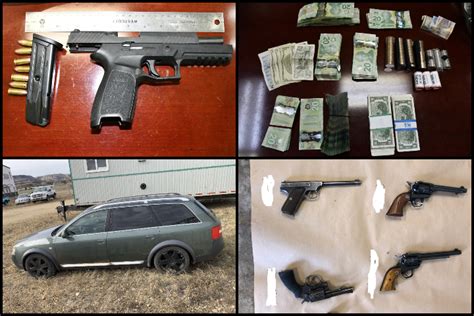 2 Charged After Drumheller Rcmp Seize Drugs Guns Cash And Vehicle