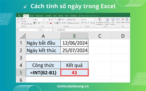 Ứng Dụng Hàm INT Trong Excel Hàm Làm Tròn Xuống Trong Excel Tin Học Đại Dương