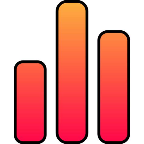 Statistic Generic Gradient Lineal Color Icon