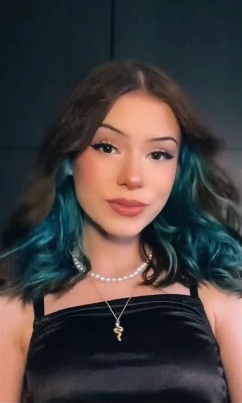 Blue Dyed Underneath Hair ~ Cupidxstay On Tiktok Frisuren Coole