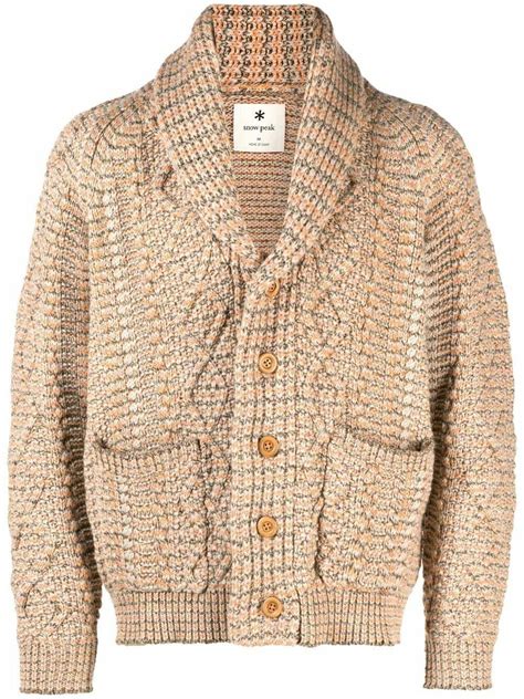 Snow Peak Wool Blend Cardigan Snow Peak