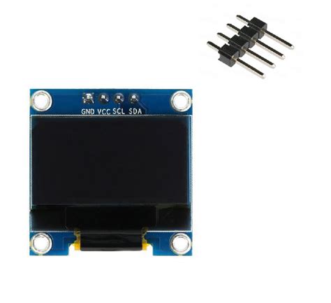 1 3inch Spi Oled Lcd Module 6pin With Gnd Vcc White Sh1106 Chip Buy Online Electronic