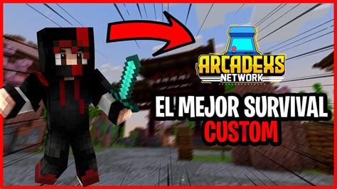 NUEVO Servidor SURVIVAL CUSTOM Para MINECRAFT JAVA Y BEDROCK YouTube