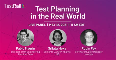 Testrail On Linkedin Want To Make Your Test Plans More Effective Sign Up For A Live Panel…