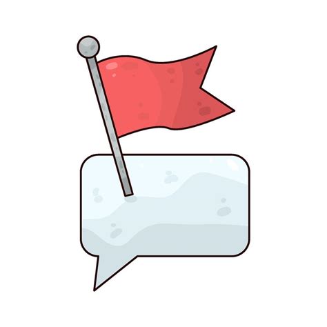 Illustration Of Flagged Message 53221050 Vector Art At Vecteezy