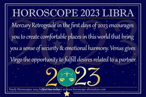 Horoscope 2023 Libra Yearly Forecast And Future