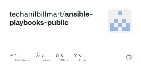 GitHub Techanilbillmart Ansible Playbooks Public