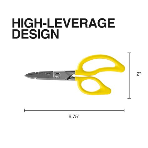 Klein Tools 1875 In Serrated Plastic Dipped Scissors 26001sen At