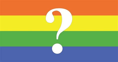 Premium Vector Questioning Lgbt Pride Flag Vector Image