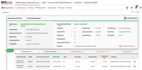 Bdrsuite Backup And Replication Vembu Technologies Cabinetm