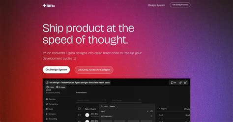 Ion Design Instant Design To Code For React