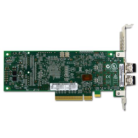 Qle Qlogic Gbps Dual Port Fibre Channel Host Bus Adapter Pcie Gen X Sr Lc Multi Mode