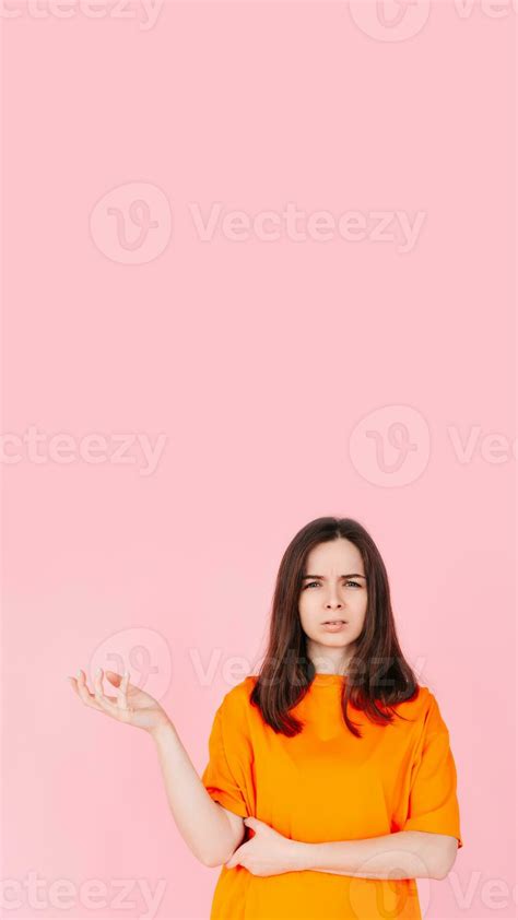 Frustrated Woman Expressing Anger And Discontent In Vibrant Attire