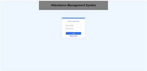 Attendance Management System Project In Asp Net