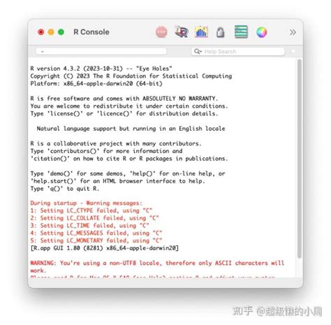 在macOS中安装R与Rstudio 知乎