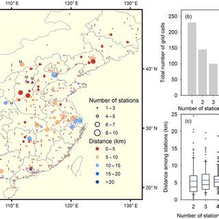 A Spatial Distribution Of In Situ Measurements Measurements Are