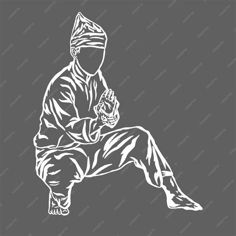 Premium Vector Illustration Of Pencak Silat Fighter Vector