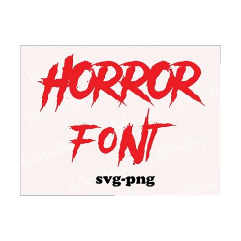 Horror Font Svg Halloween Svgghost Svgpumpkin Svgwitch S Inspire