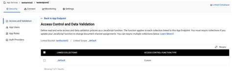 Configure Access Control And Data Validation Couchbase Docs