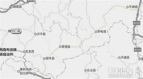 望谟周边地图 贵州望谟县 望谟县 大山谷图库