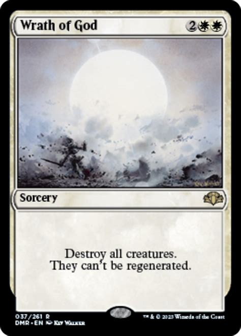 Wrath Of God Dominaria Remastered Magic The Gathering