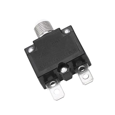 15a 125 250v Reset Thermal Switch Circuit Breaker Overcurrent Overload Protector For Generator