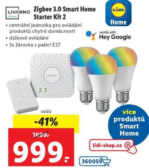 Zigbee 30 Smart Home Starter Kit 2 V Akci Akcnicenycz
