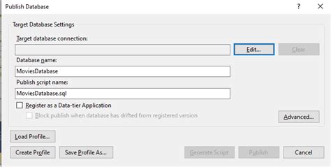 SQL Server Database Project In Visual Studio How To Structure For New