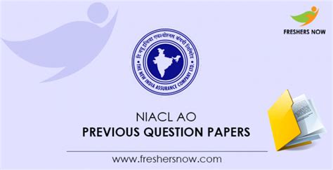 Niacl Ao Previous Question Papers Prelims Mains