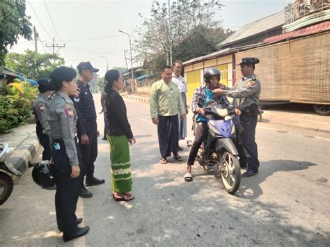 မယ်စဲ့မြို့နယ်တွင် ယာဉ်အန္တရာယ်ကင်းရှင်းစေရေး ယာဉ်စည်းကမ်း၊ လမ်းစည်းကမ