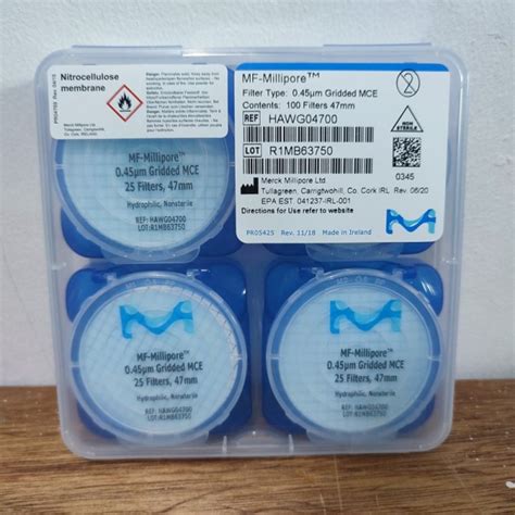 Jual Mce Membrane Cellulose Filter 47mm 0 45um Hawg04700 Mf Millipore