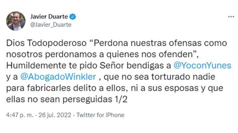 Javier Duarte Rezó Por Miguel Ángel Yunes Y Jorge Winckler “para Que No