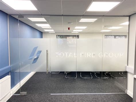 Glass Partitions At Total Fire Group Bolton Greater Manchester
