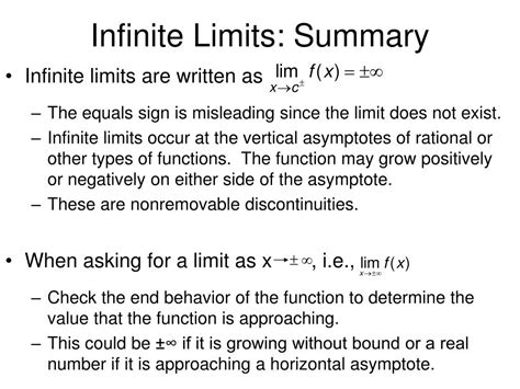 Ppt Infinite Limits Powerpoint Presentation Free Download Id 1720433