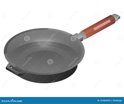 Kitchen Griddle Icon Isometric Style Stock Vector Illustration Of