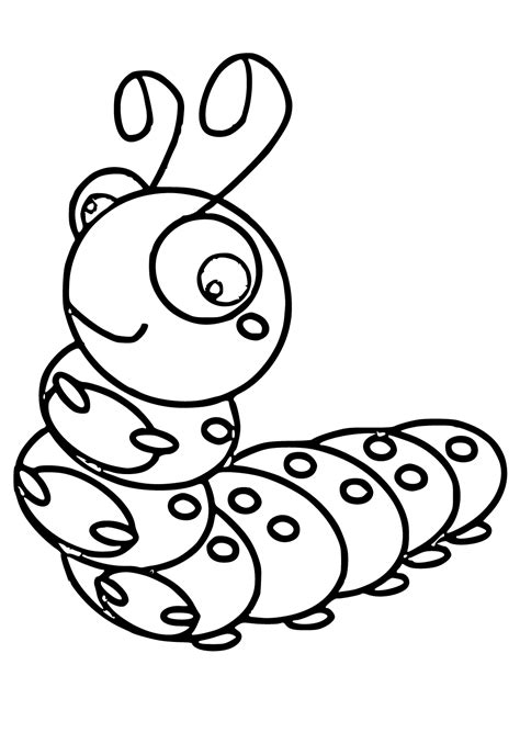 Dibujo E Imagen Oruga Lugares Para Colorear Y Imprimir Gratis Para