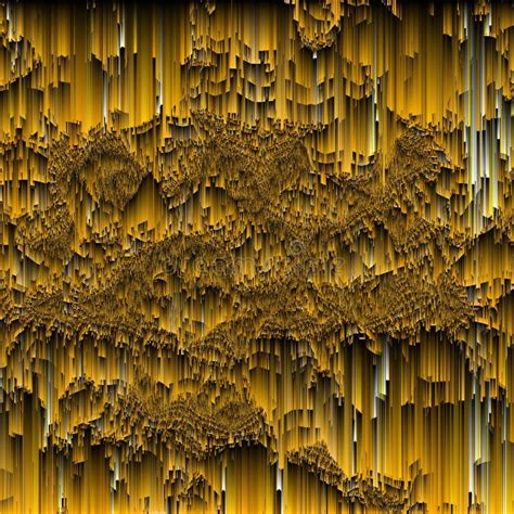 Texture Line Distorted Pixel Sorting Lines Display Stock Illustration