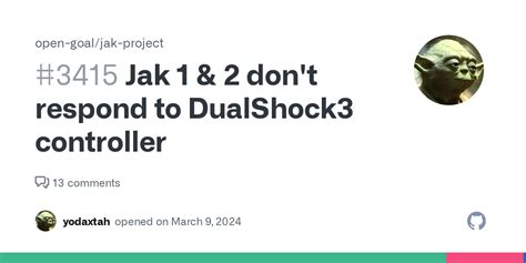 jak 1 and 2 don t respond to dualshock3 controller · issue 3415 · open