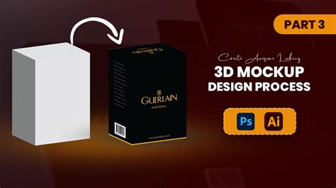 How To Create 3d Packaging Mockup Design In Photoshop And Illustrator