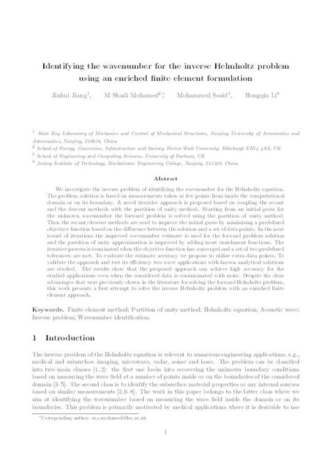 Identifying The Wavenumber For The Inverse Helmholtz Problem Using An