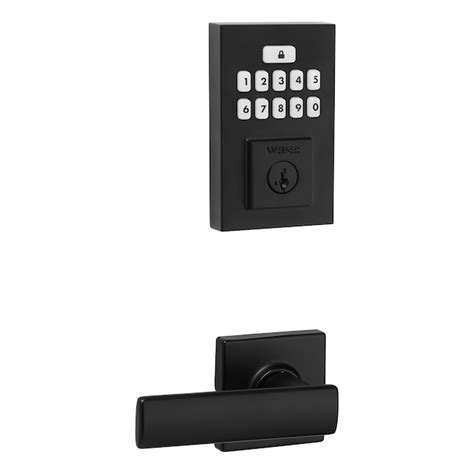 Weiser Electronics 260 Smartcode® Matte Black Single Cylinder