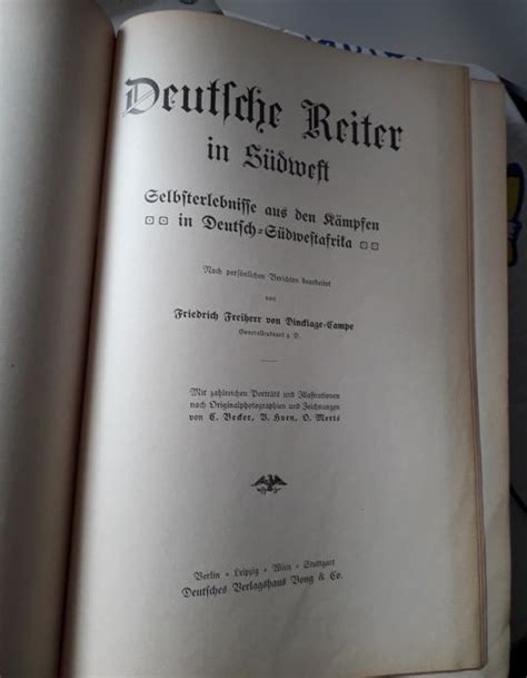 Deutsche Reiter in Südwest Selbsterlebnisse aus den Kämpfen in Deu