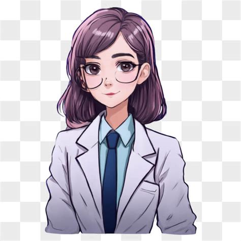 Download Animated Female Scientist In A Lab Coat Cartoons Online