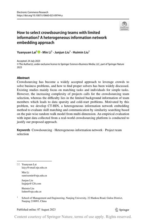 how to select crowdsourcing teams with limited information a