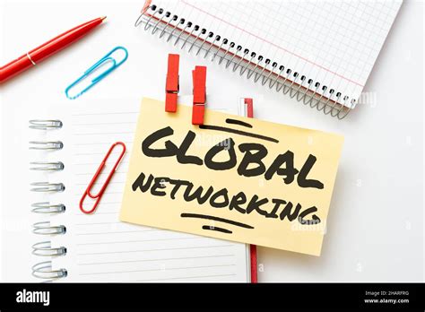 Text Showing Inspiration Global Networking Conceptual Photo