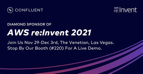4 reasons to visit confluent at aws re invent 2021