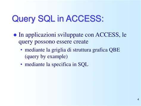 ppt structured query language sql un linguaggio di definizione e