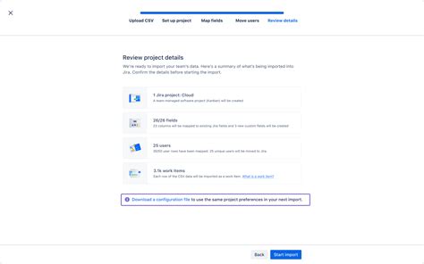 Use A Configuration File For Project Imports Jira Cloud Atlassian Support