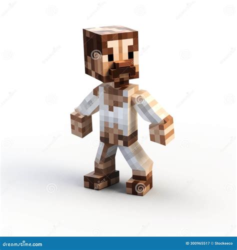Mythological D Minecraft Portrait With Detailed Costumes Stock Photo CartoonDealer Com